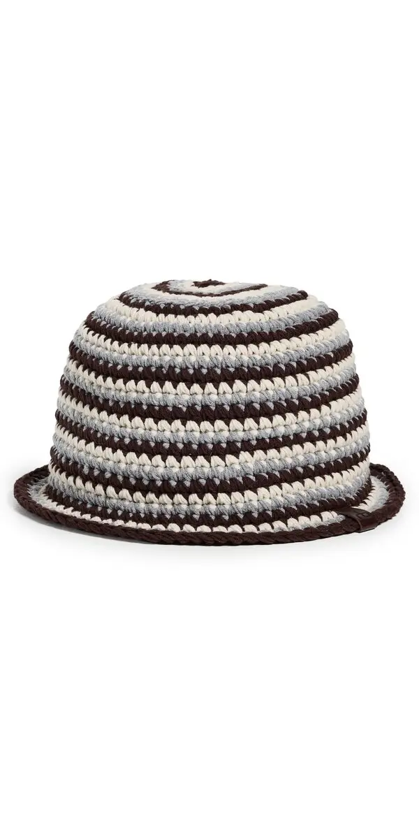 Rag & Bone Lou Knit Hat - Brown Multi