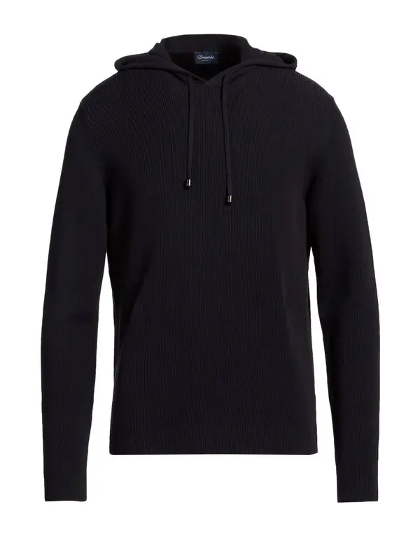 DRUMOHR Cotton Ribbed Knit Hoodie