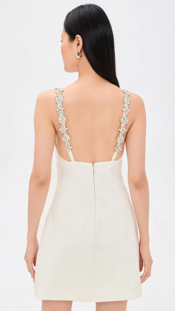 Cinq À Sept Mattison Dress With Crystal Embellishments