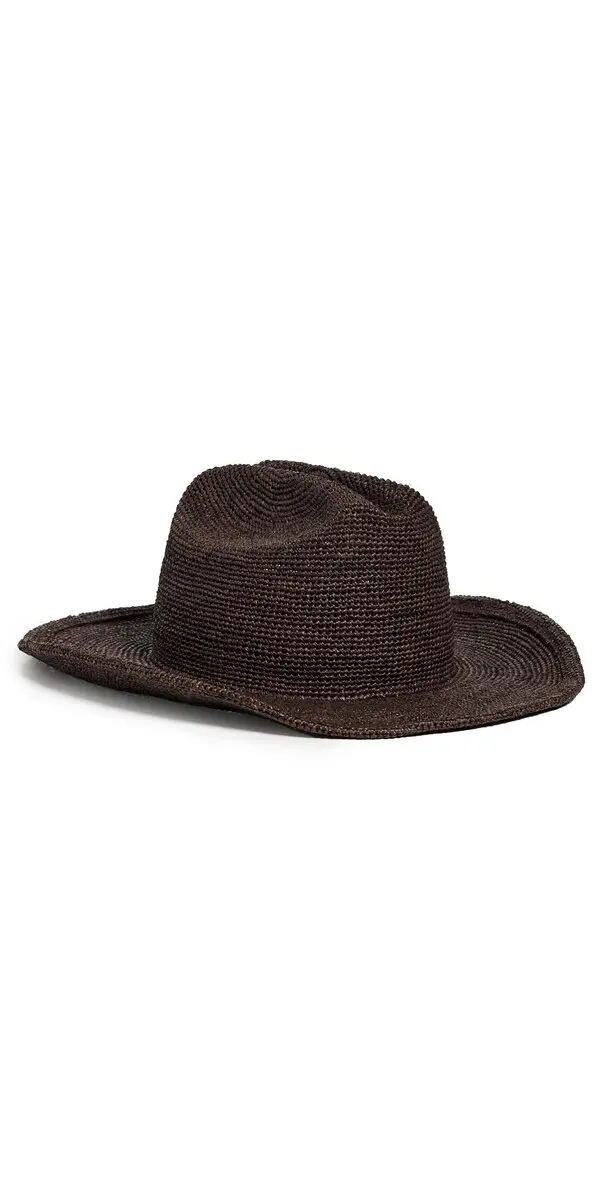 Lack Of Color Raffia Cowboy Hat - Coco
