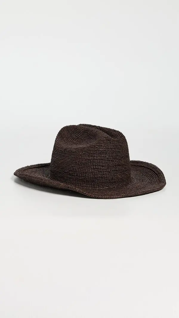 Lack Of Color Raffia Cowboy Hat - Coco