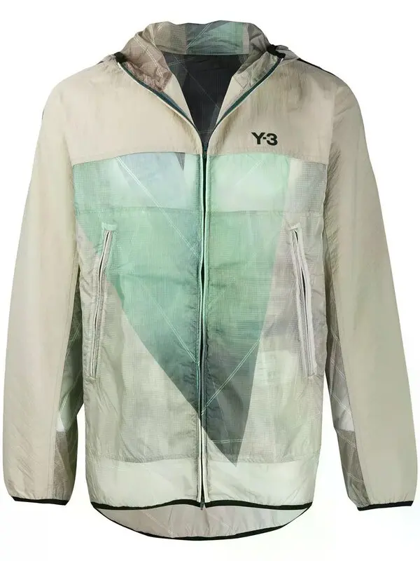 Y3 Tie-dye Hooded Sports Jacket - Neutrals