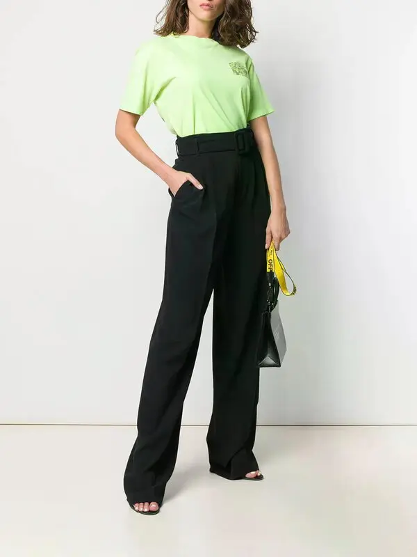 Off-White High-waisted Belted Trousers
