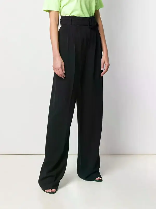 Off-White High-waisted Belted Trousers