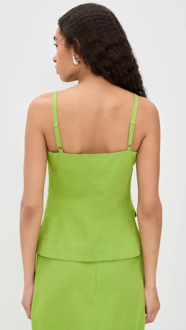 ALIGNE Linen Waistcoat Top