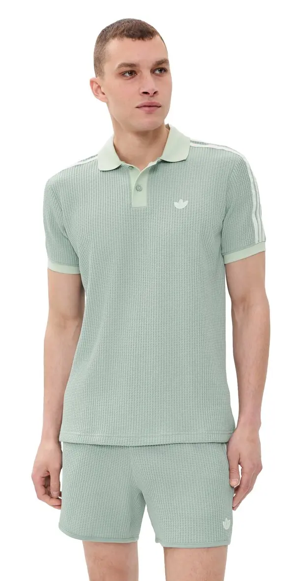 Adidas Waffle Polo - Wonder Sage