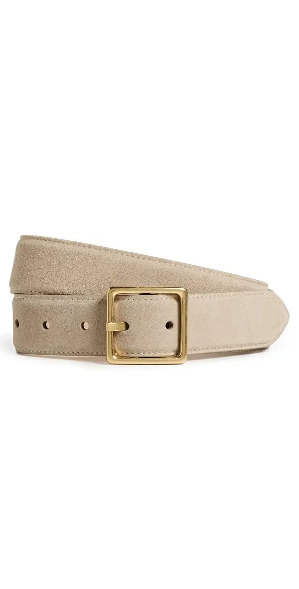 FAVORITE DAUGHTER The Allie Belt - Beige/antique Brass