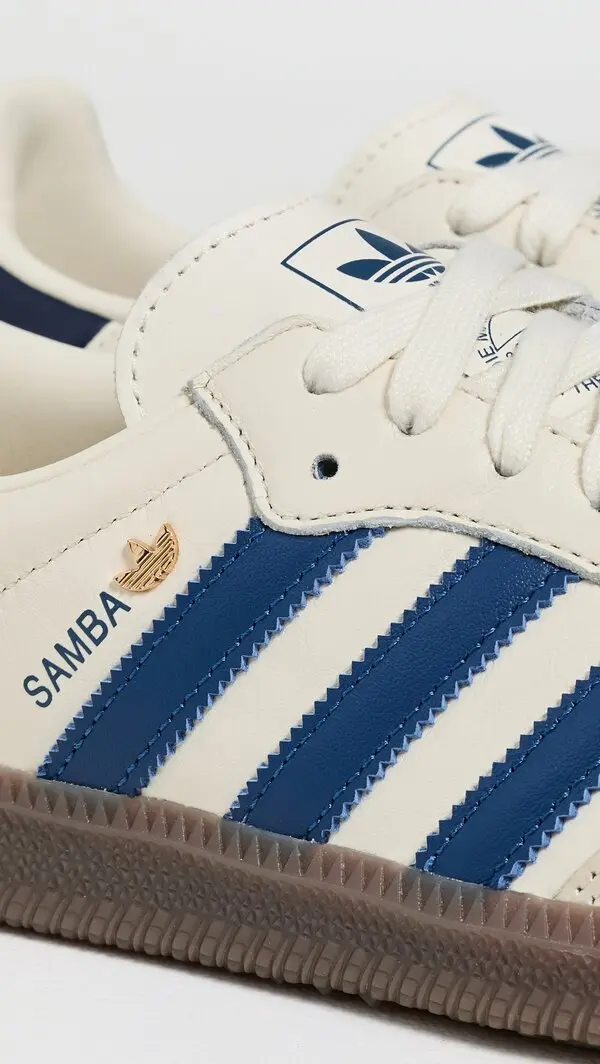 Adidas Samba Og Sneakers - Off White/petrol/night Indigo