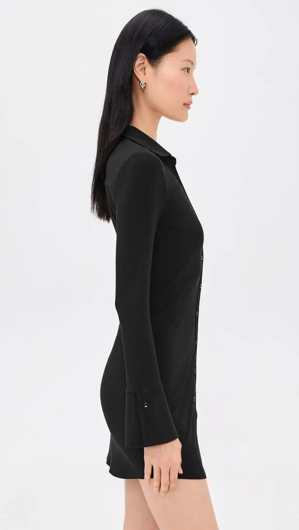 Alice + Olivia Freya Button-down Mini Dress