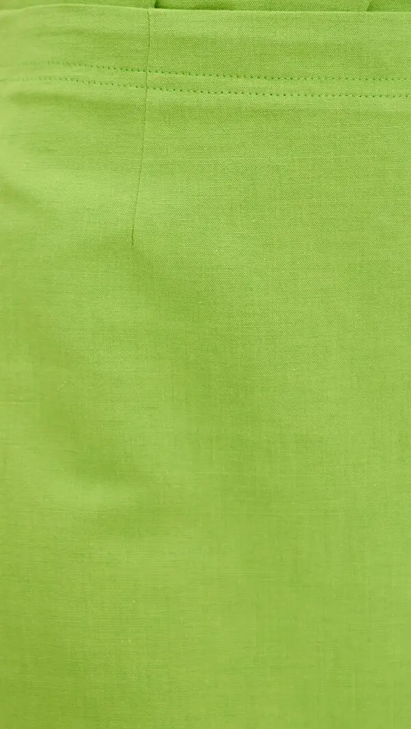 ALIGNE Mia Linen Blend Midi Skirt - Apple