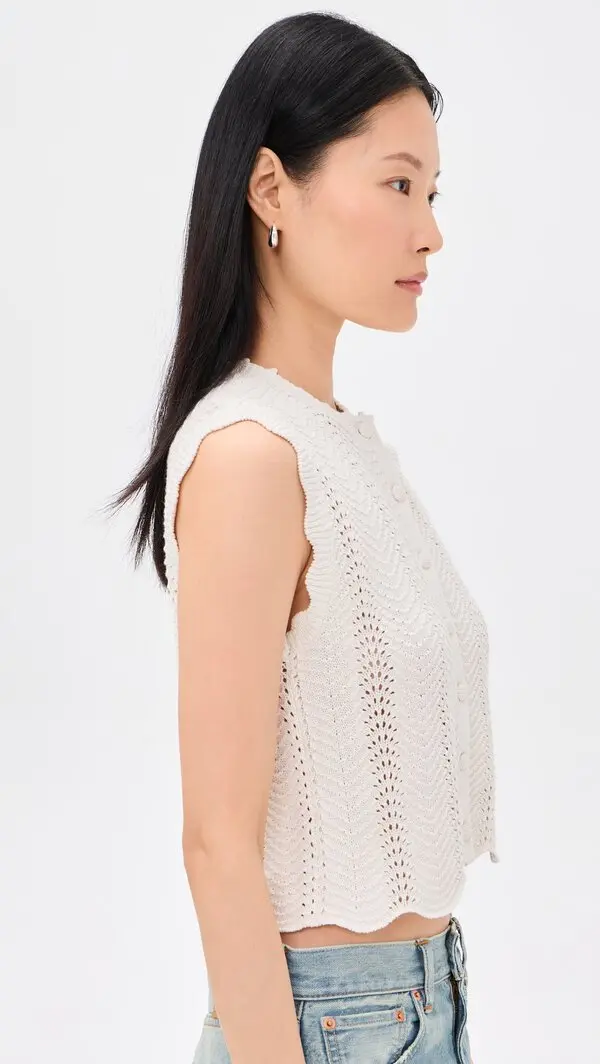 Madewell Kim Wavy Stitch Vest