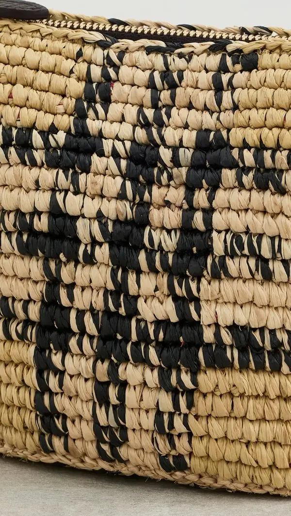 Burberry Small Raffia Pouch
