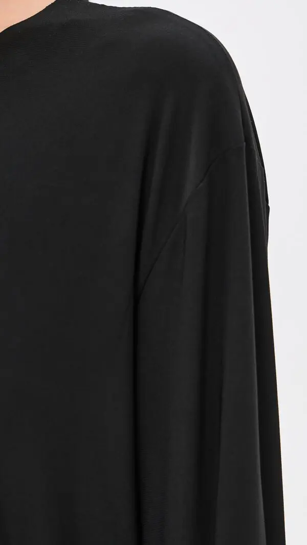 Norma Kamali Oversized Long Sleeve Midi Dress