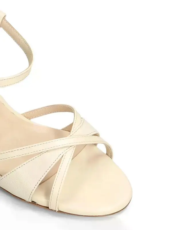 FABIO RUSCONI Crossover Strappy Kitten Heel Sandals