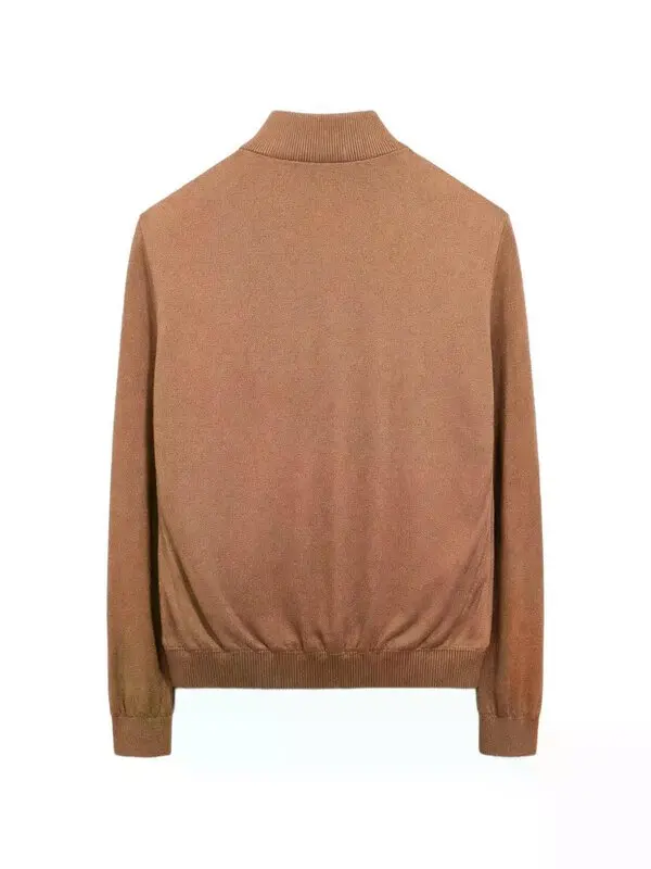 LES HÉRITIERS Panelled Suede Bomber Jacket
