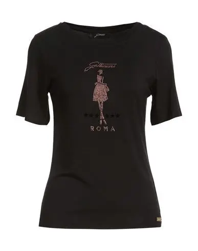 GATTINONI Viscose & Elastane T-shirt With Appliqu