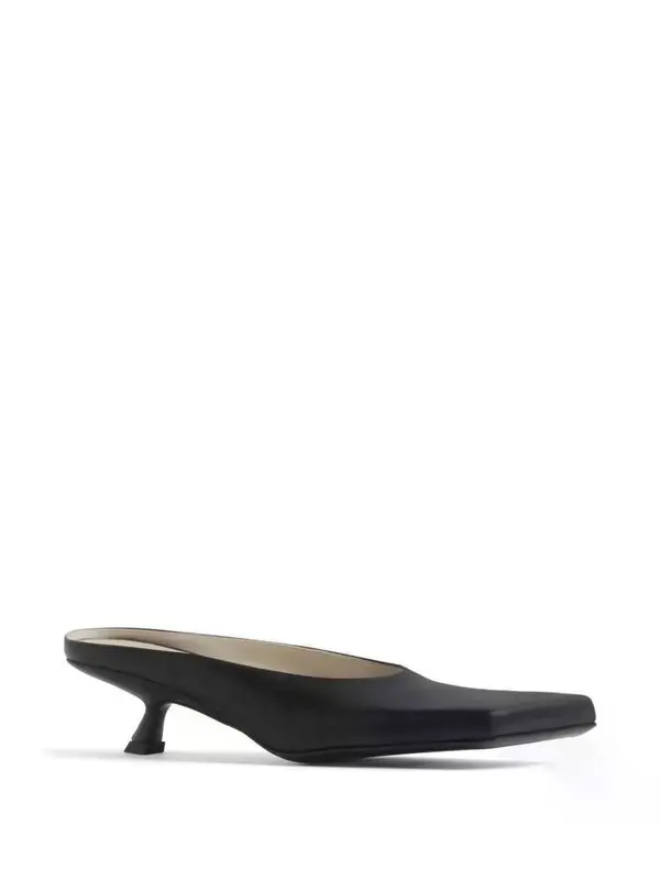 MUGLER Square-toe Mules