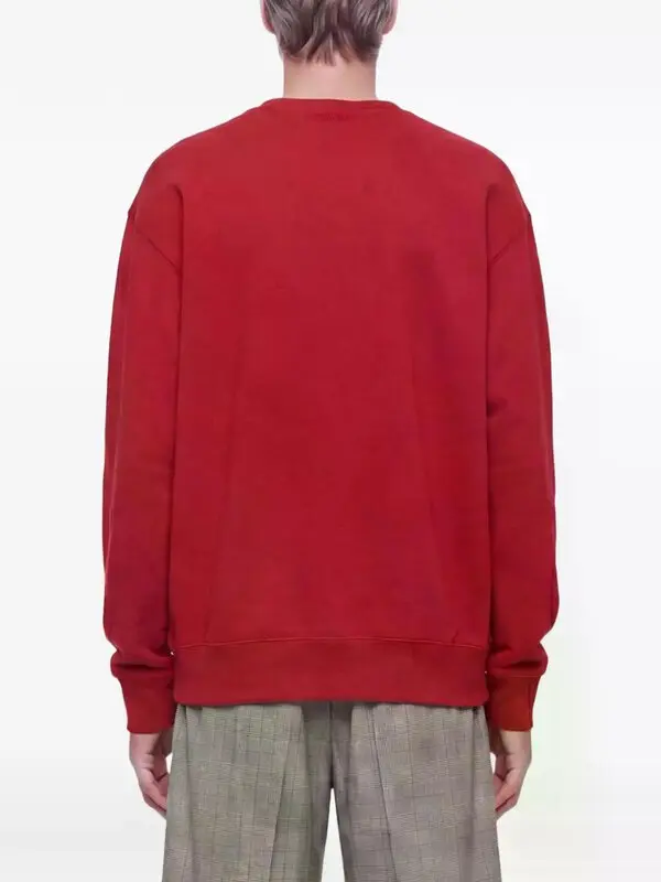 HED MAYNER Embroidered Crew Neck Sweater