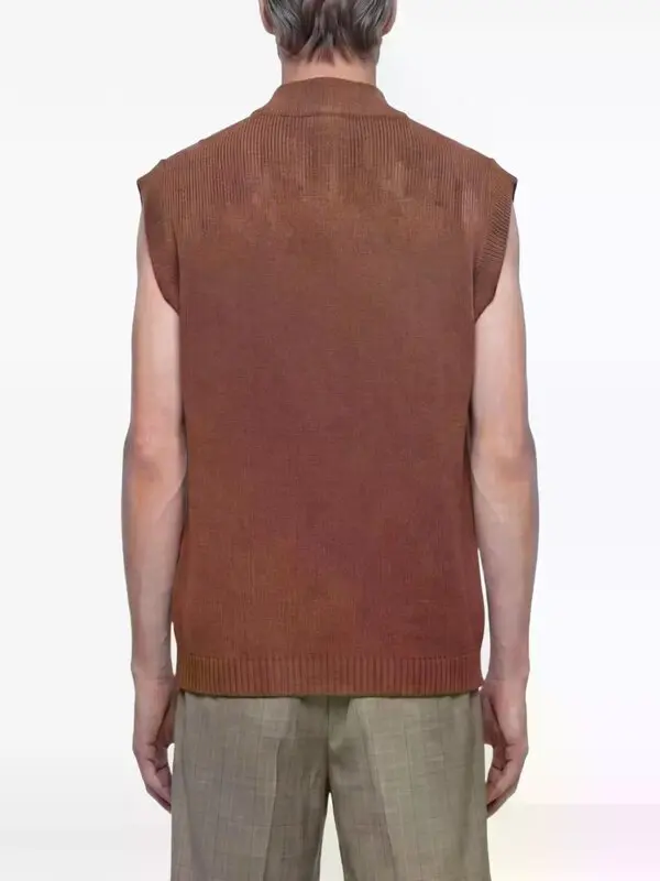 HED MAYNER V-neck Logo Vest