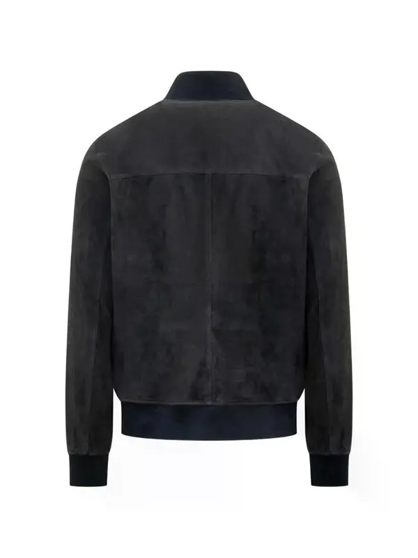 RENZO ROMAGNOLI Suede Bomber Jacket