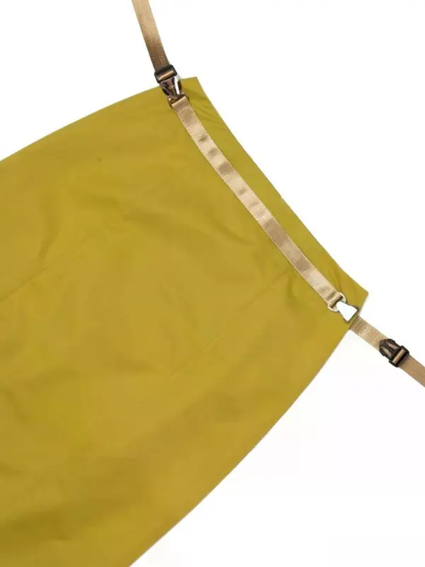 ARCS Yellow Buckled Waist Strap Skirt