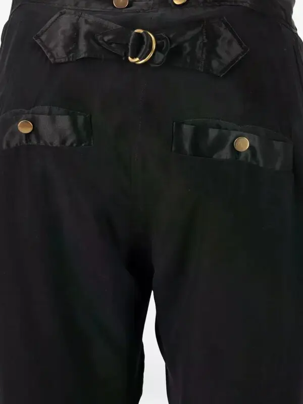 HEIMSTONE VINTAGE Button-detail High-waisted Trousers