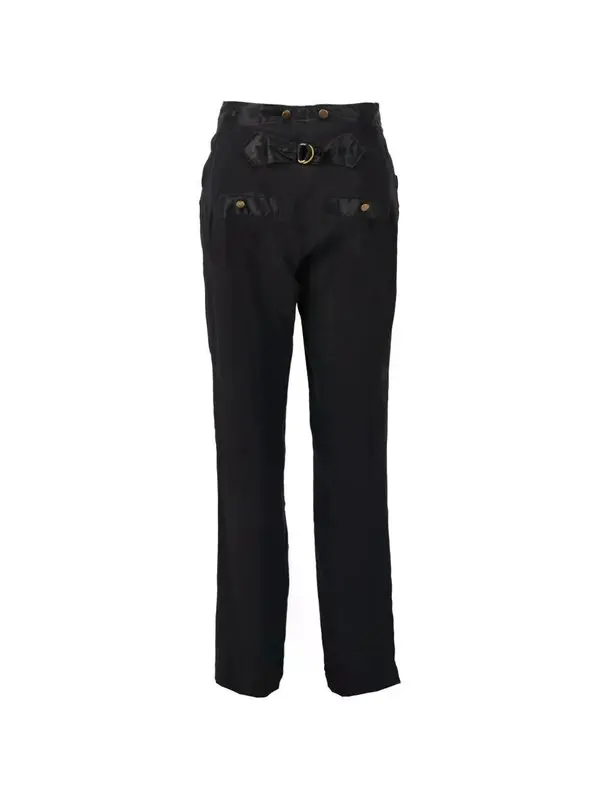 HEIMSTONE VINTAGE Button-detail High-waisted Trousers