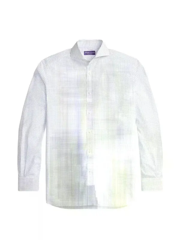 Ralph Lauren Purple Label Tattersall Check-pattern Long-sleeve Shirt