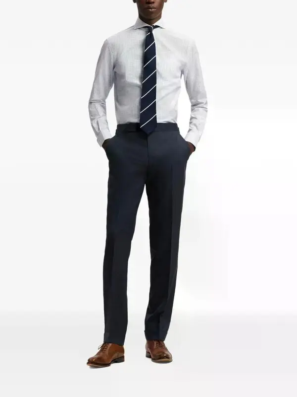 Ralph Lauren Purple Label Tattersall Check-pattern Long-sleeve Shirt