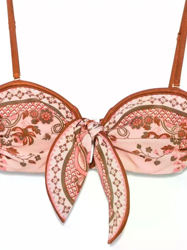 Zimmermann Paisley Print Bikini