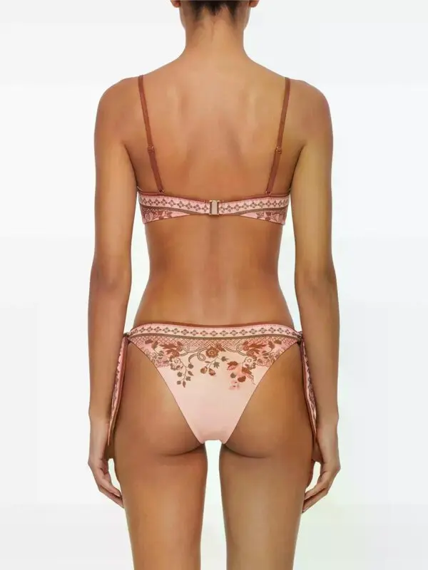 Zimmermann Paisley Print Bikini - Pink