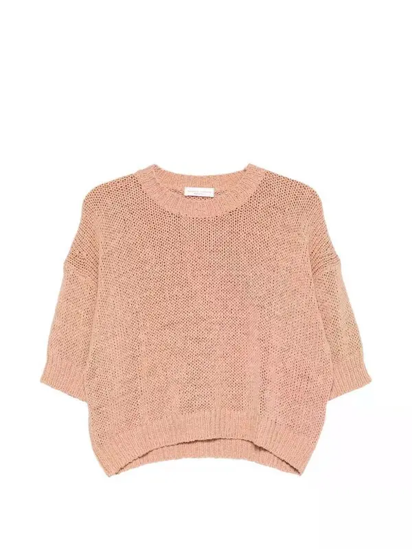 ROBERTO COLLINA Open-knit T-shirt