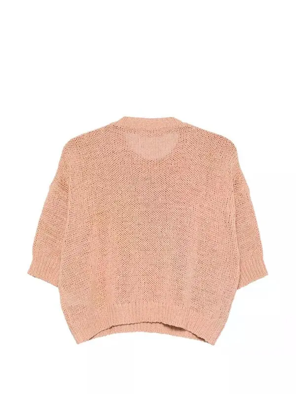 ROBERTO COLLINA Open-knit T-shirt