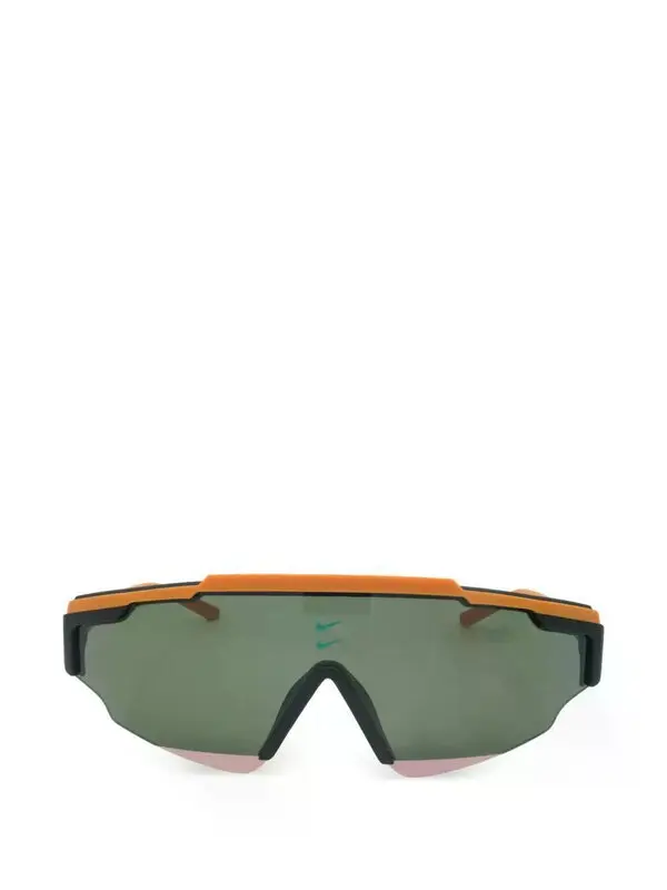Nike Marquee Edge Geometric-frame Sunglasses - Orange
