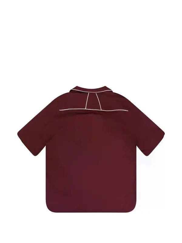 Rhude Piping-detail Short-sleeve Shirt