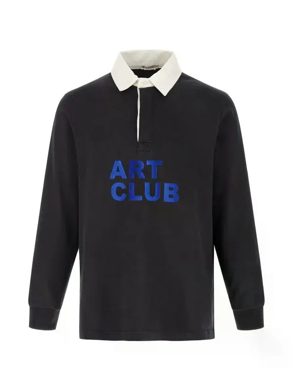 JW Anderson Art Club Long-sleeve Polo Shirt