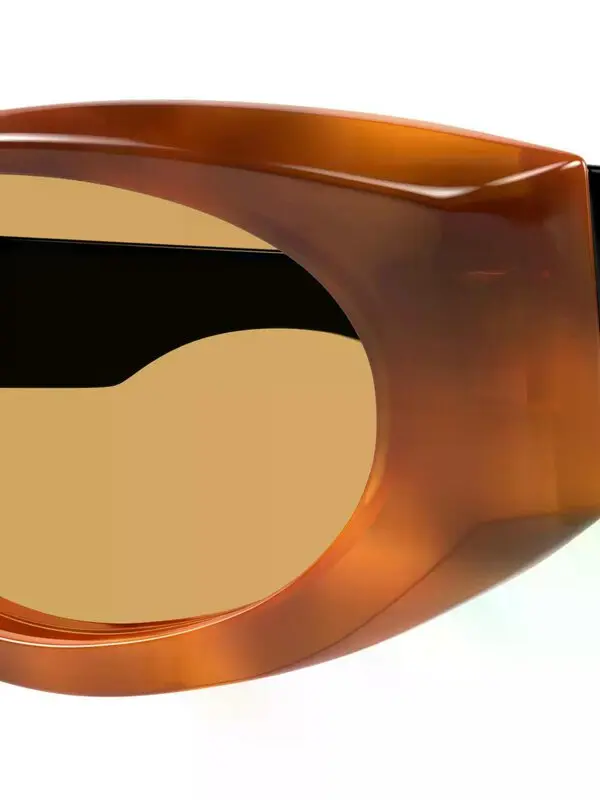 Valentino Garavani Vlogo Oval-frame Sunglasses