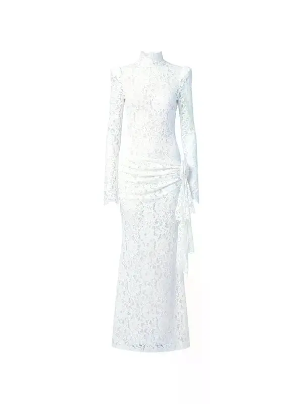 DE LA VALI Bodita Floral Lace Maxi Dress