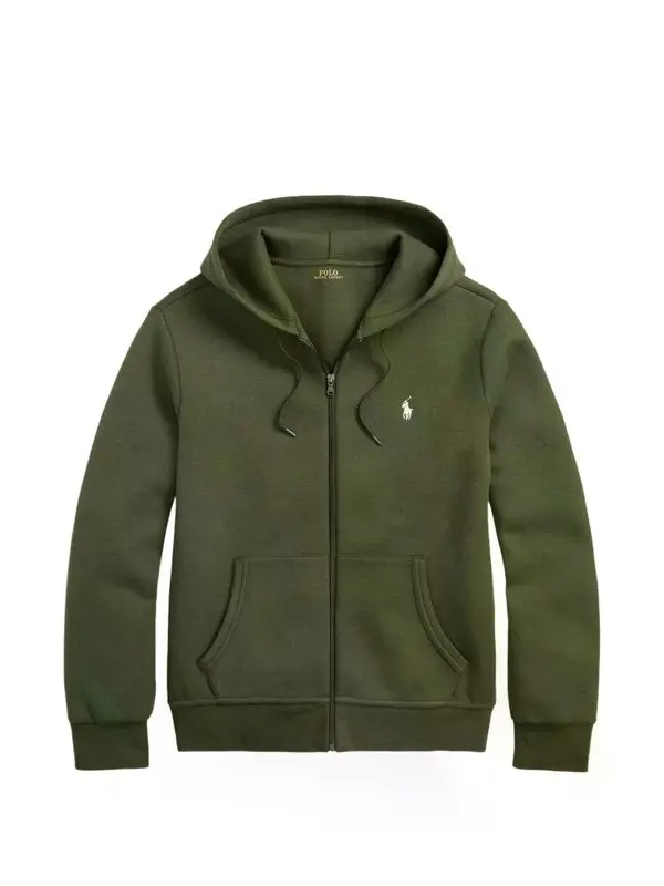 Polo Ralph Lauren Embroidered Logo Zip-up Hoodie - Green