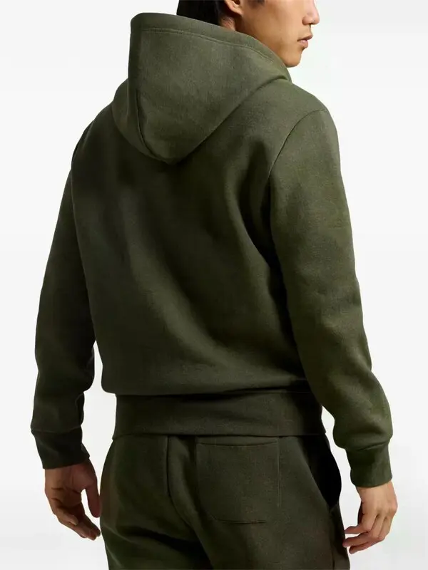 Polo Ralph Lauren Embroidered Logo Zip-up Hoodie - Green