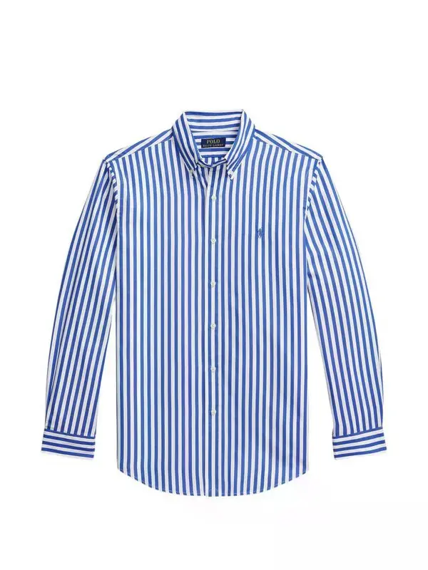 Polo Ralph Lauren Striped-pattern Button-down Shirt - Blue
