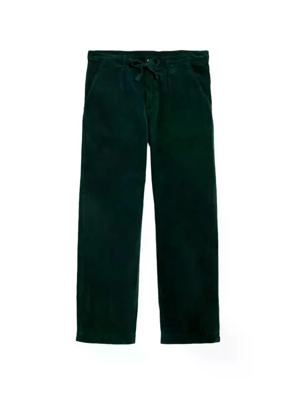 Polo Ralph Lauren Pleated Corduroy Trousers - Green