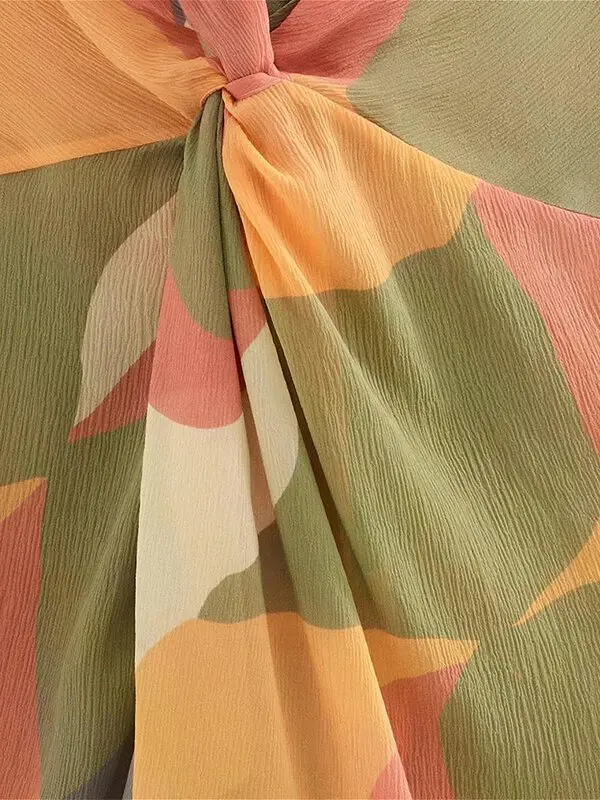 ERES Nuance Graphic Print Kaftan