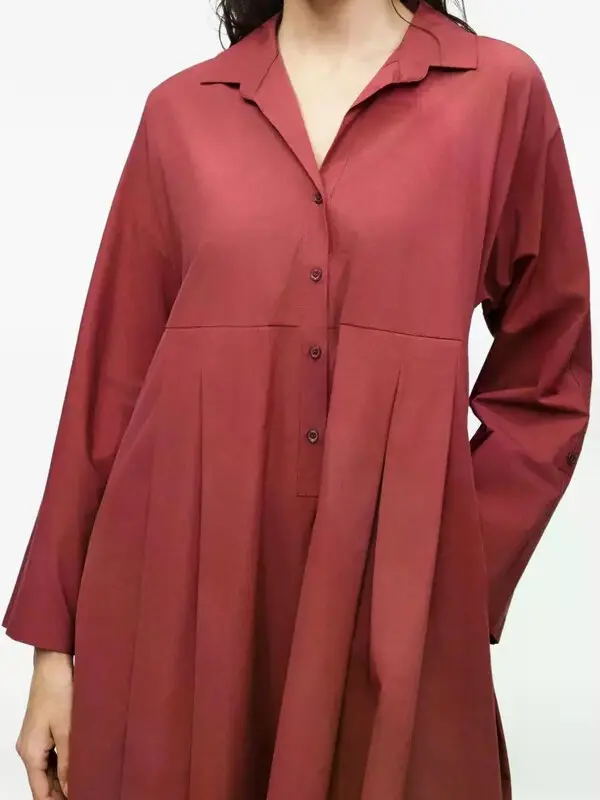 Max Mara Pleated A-line Dress