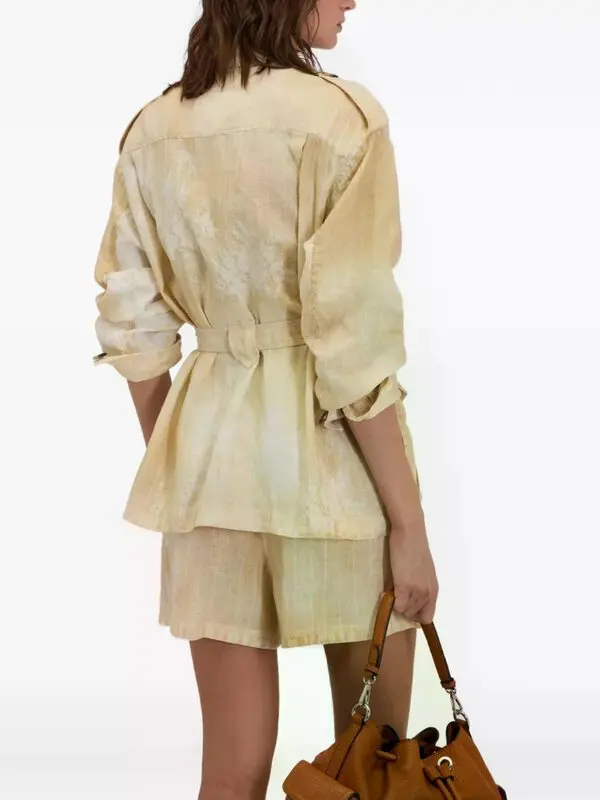 ERMANNO FIRENZE Belted Sahariana Jacket