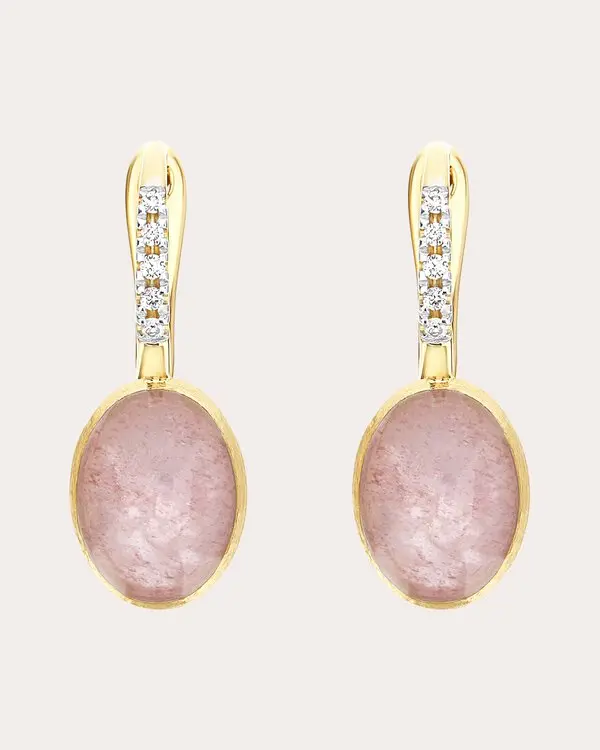 NANIS ITALIAN JEWELS Small Rosolio Boules Ciliegine Drop Earrings - Yellow