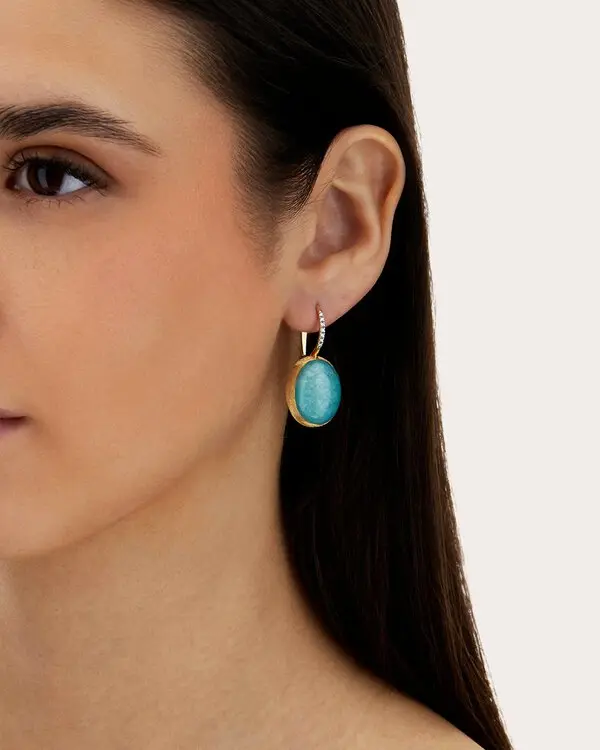 NANIS ITALIAN JEWELS Large Anice Boules Ciliegine Drop Earrings