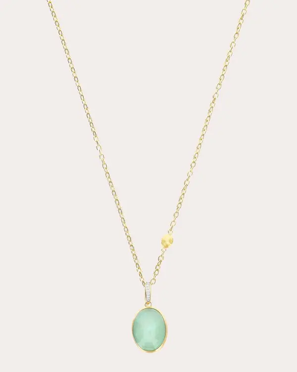 NANIS ITALIAN JEWELS Jadeite Doublet Medium Lattementa Charm