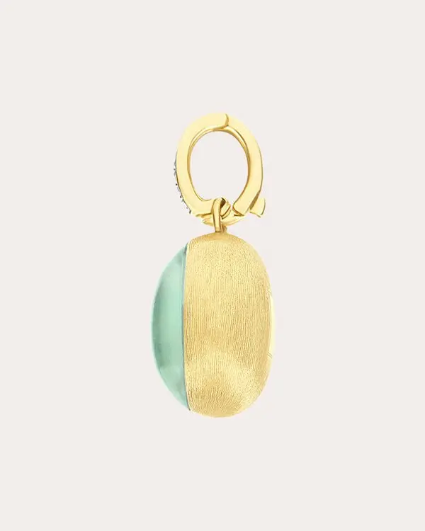 NANIS ITALIAN JEWELS Jadeite Doublet Medium Lattementa Charm