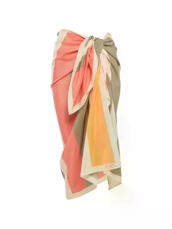 ERES Croquant Striped Sarong - Neutrals